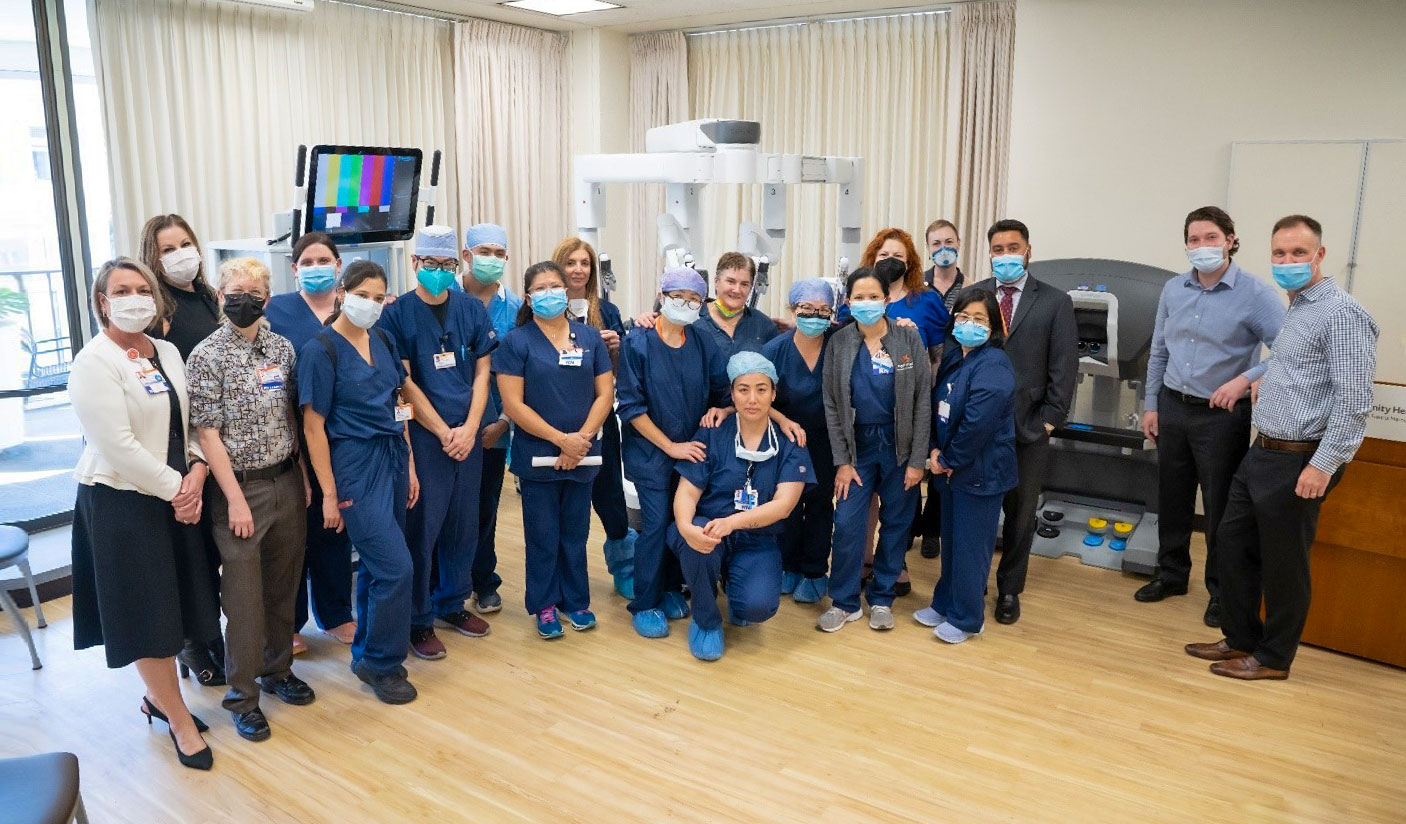 Da Vinci Robot Ribbon Cutting